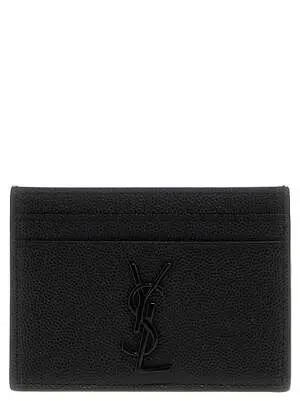 Saint Laurent Monogramme' Cardholder - Black