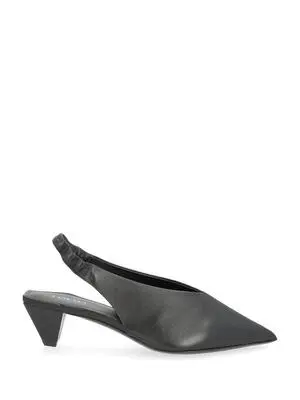 Loewe Origami Cubic Lambskin Slingbacks - Black