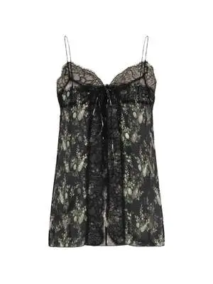 Dolce & Gabbana Floral Top - Black