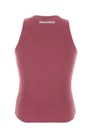 Dsquared2 Dark Cotton Tank Top