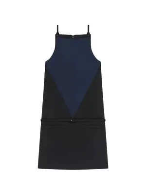 COURREGES Mini Dress With Buckle Detail - Blue
