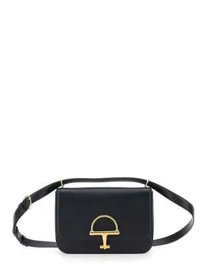 Gucci Leather Shoulder Bag - Black