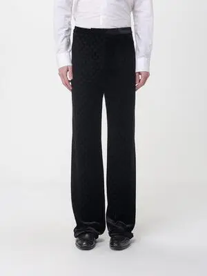 Gucci Viscose And Silk Blend Tailored Trousers - Black