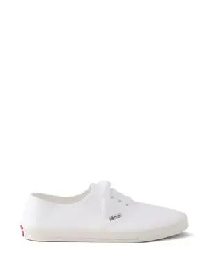 Prada Drill Fabric Sneakers - White