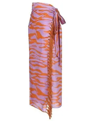 Attico Animal Print Pareo - Multicolor