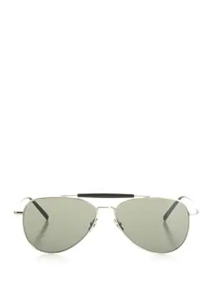 Saint Laurent Aviator Sunglasses - Silver