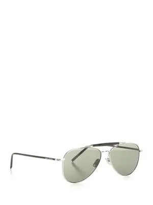Saint Laurent Aviator Sunglasses - Silver