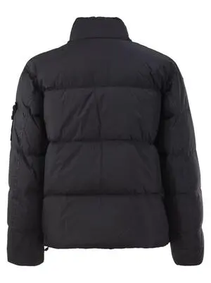 Stone Island Garment Dyed Crinkle Reps Ny Down Jacket With Duck Down Padding - Blue