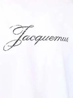 Jacquemus T-shirt With Writing - White