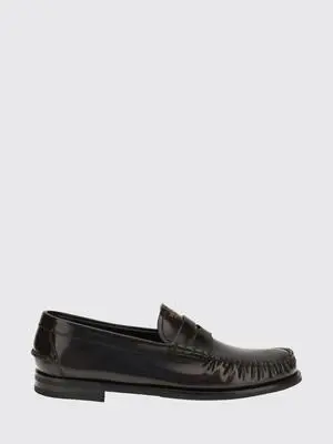 Prada Calf Leather Loafers - Orange
