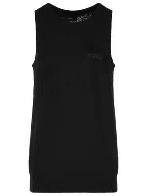 Amiri Knit Mesh' Cotton Tank Top