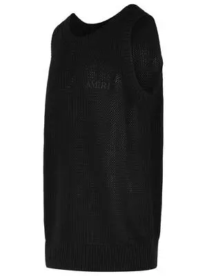 Amiri Knit Mesh' Cotton Tank Top