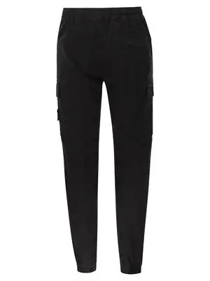Stone Island Cargo Trousers In Cotton Twill