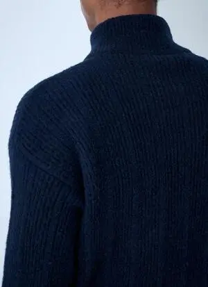 Marni Logo Embroidery Sweater - Blue