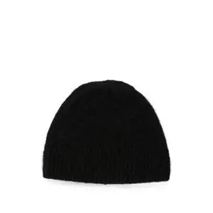 Dries Van Noten Brushed Knit Beanie - Black