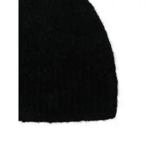 Dries Van Noten Brushed Knit Beanie - Black