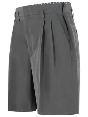 MAISON MARGIELA Cotton Blend Bermuda Shorts - Gray