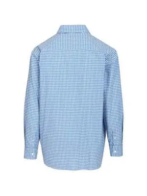 Loewe Lightweight Textured Checked Cotton Shirt