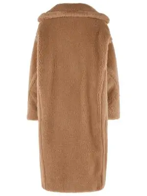 Max Mara Teddy' Camel And Silk Coat
