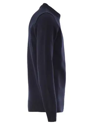 Stone Island Crew-neck Jumper With Reverse Stitch Details