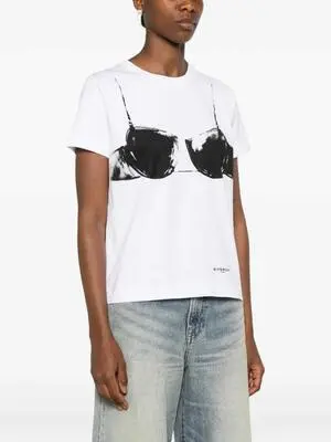 Givenchy Graphic Print Cotton T-shirt - White