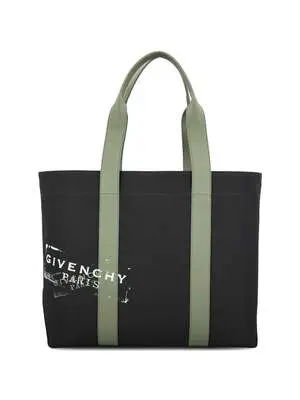 Givenchy Cotton Tote Bag With Logo - Black