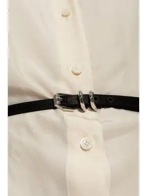 Givenchy Long Shirt With `voyou` Belt