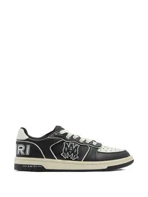 Amiri Newport Leather Sneakers - Black