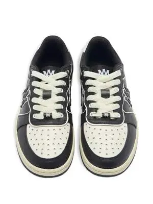 Amiri Newport Leather Sneakers - Black