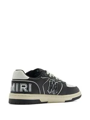 Amiri Newport Leather Sneakers - Black