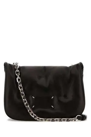 MAISON MARGIELA Leather Crossbody Bag - Black