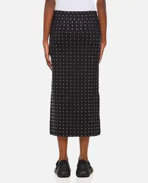 Sportmax Crystal Lycra Midi Skirt - Multicolor