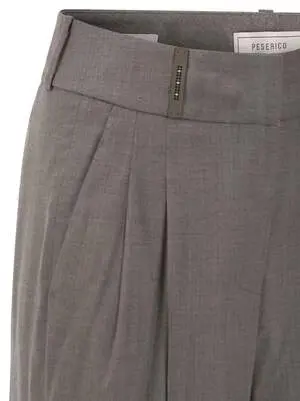 Peserico Tailored Virgin Wool Trousers - Multicolor