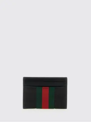 Gucci Web Trademark Calfskin Coin Purse