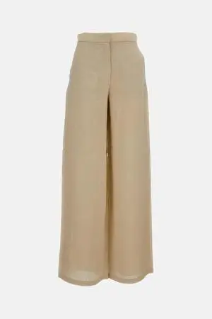 Max Mara Max Mara Studio Women Tapioca Trousers Multicolor
