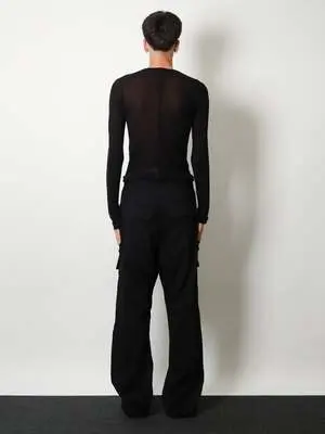 Rick Owens Stefan Cargo Wool Trousers