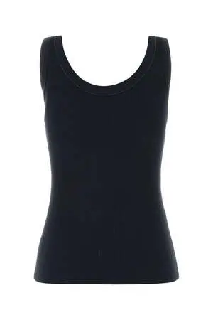 Brunello Cucinelli Stretch Cotton Tank Top - Blue