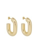 Rabanne Link Hoop Earrings - Multicolor
