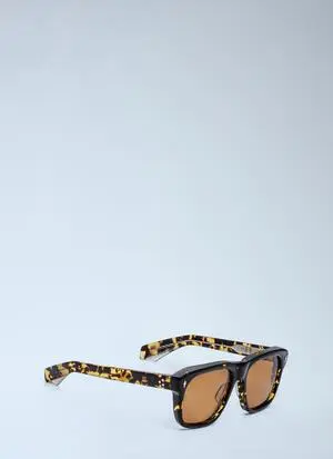 JACQUES MARIE MAGE Yves Tortoiseshell Sunglasses - Brown