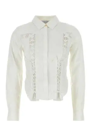 MARINE SERRE Cotton Shirt - White