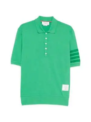 Thom Browne Short-sleeved Polo - Green