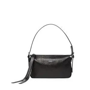 Fendi Leather Shoulder Bag - Black