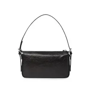 Fendi Leather Shoulder Bag - Black