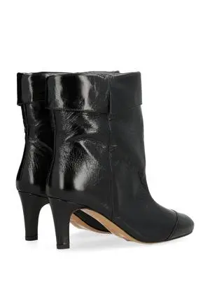 Isabel Marant Étoile Eldra Leather Ankle Boots - Black
