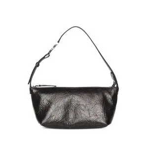 Fendi Leather Shoulder Bag - Black