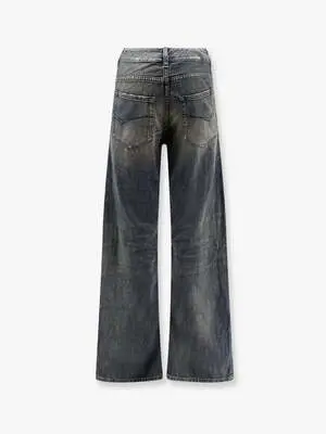 Balenciaga Curved Waist Jeans - Multicolor