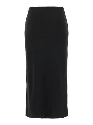 P.a.r.o.s.h Wool And Cashmere Stretch Skirt - Multicolor