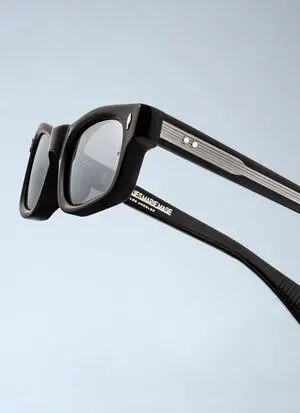JACQUES MARIE MAGE Initials Sunglasses - Black
