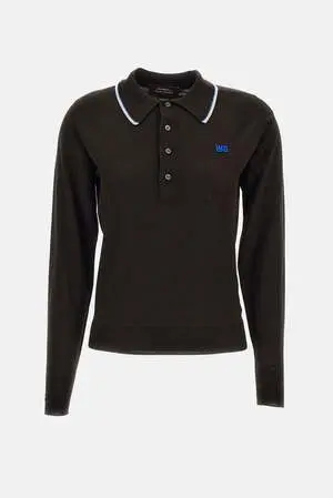 WALES BONNER Long-sleeved Polo John Smedley For - Multicolor