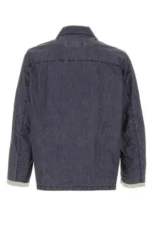 FAY Denim Linen Jacket - Blue